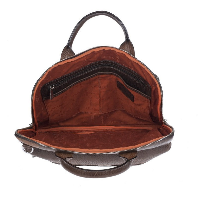 Chiarugi Firenze Two Handle Document Holder // Brown – pertuttistore
