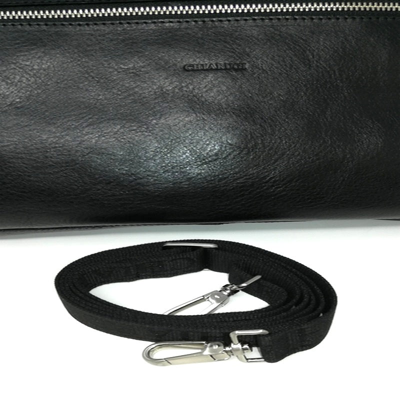 Chiarugi Firenze Two Handle Document Holder // Black – pertuttistore